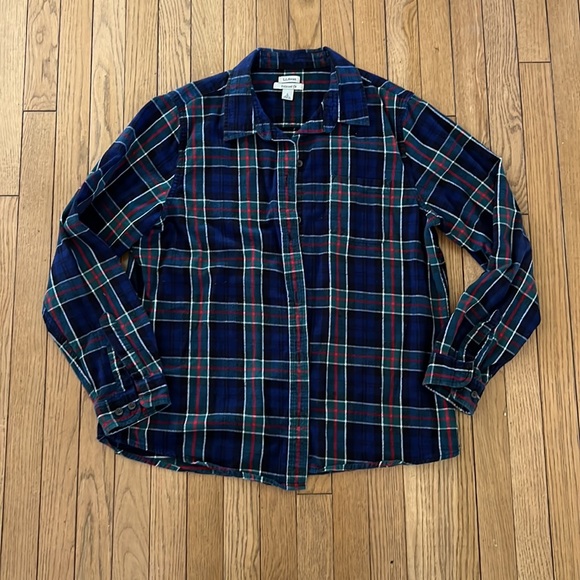 L.L. Bean | Tops | Ll Bean Plaid Flannel Shirt | Poshmark